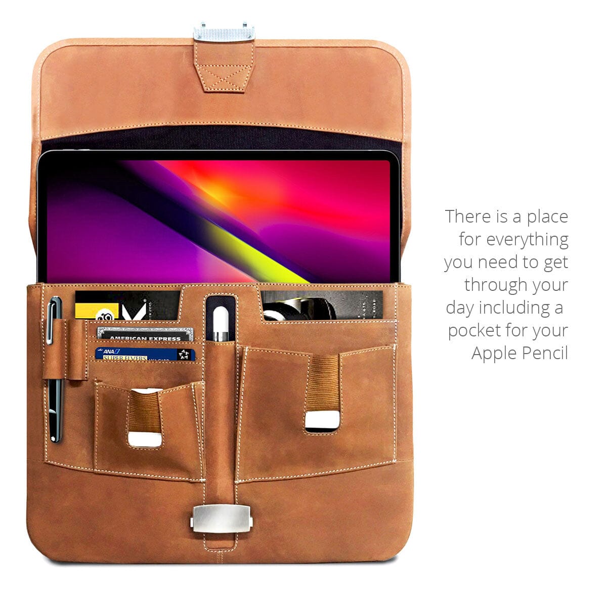 Premium Leather iPad Pro Briefcase by MacCase