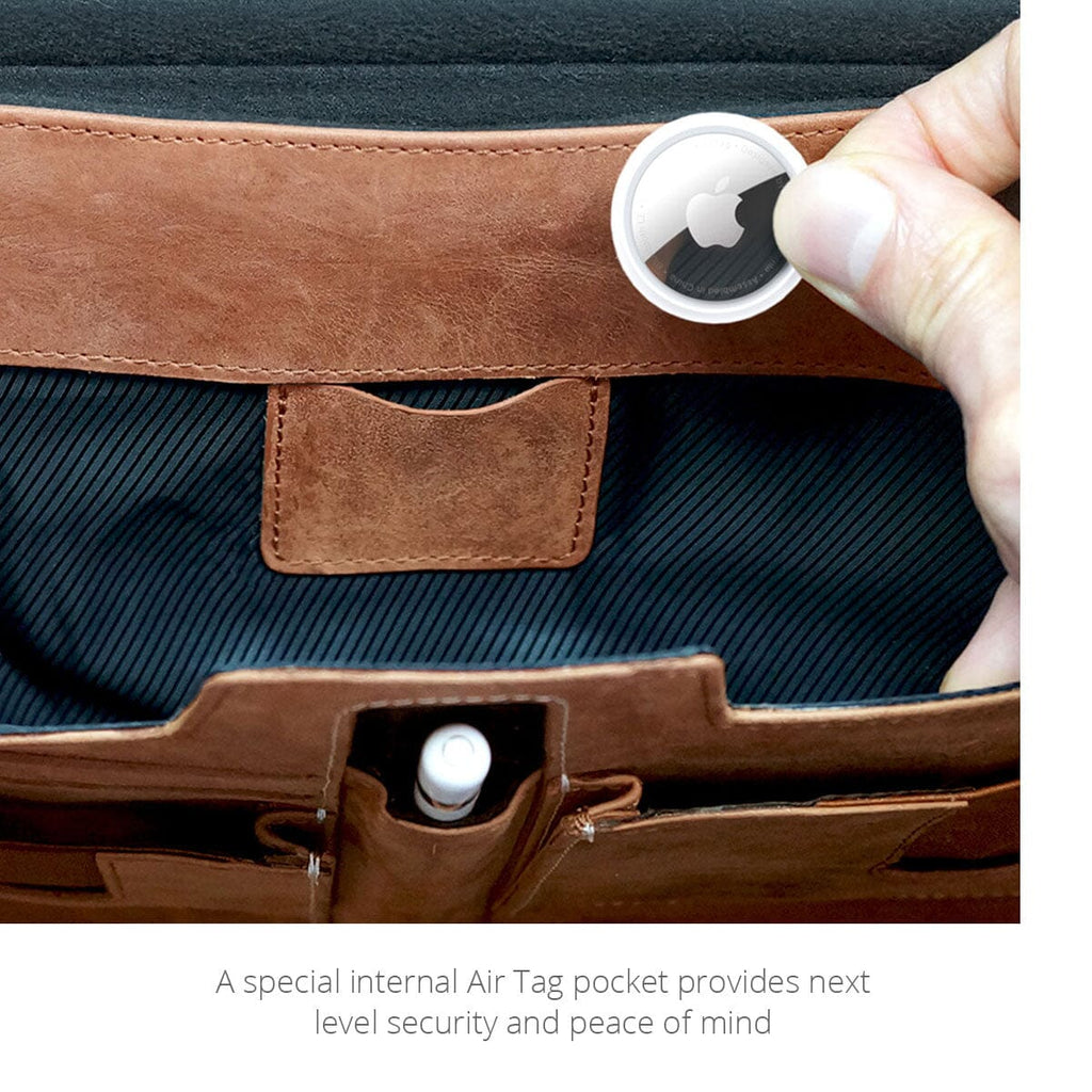 Premium Leather iPad Pro Briefcase by MacCase