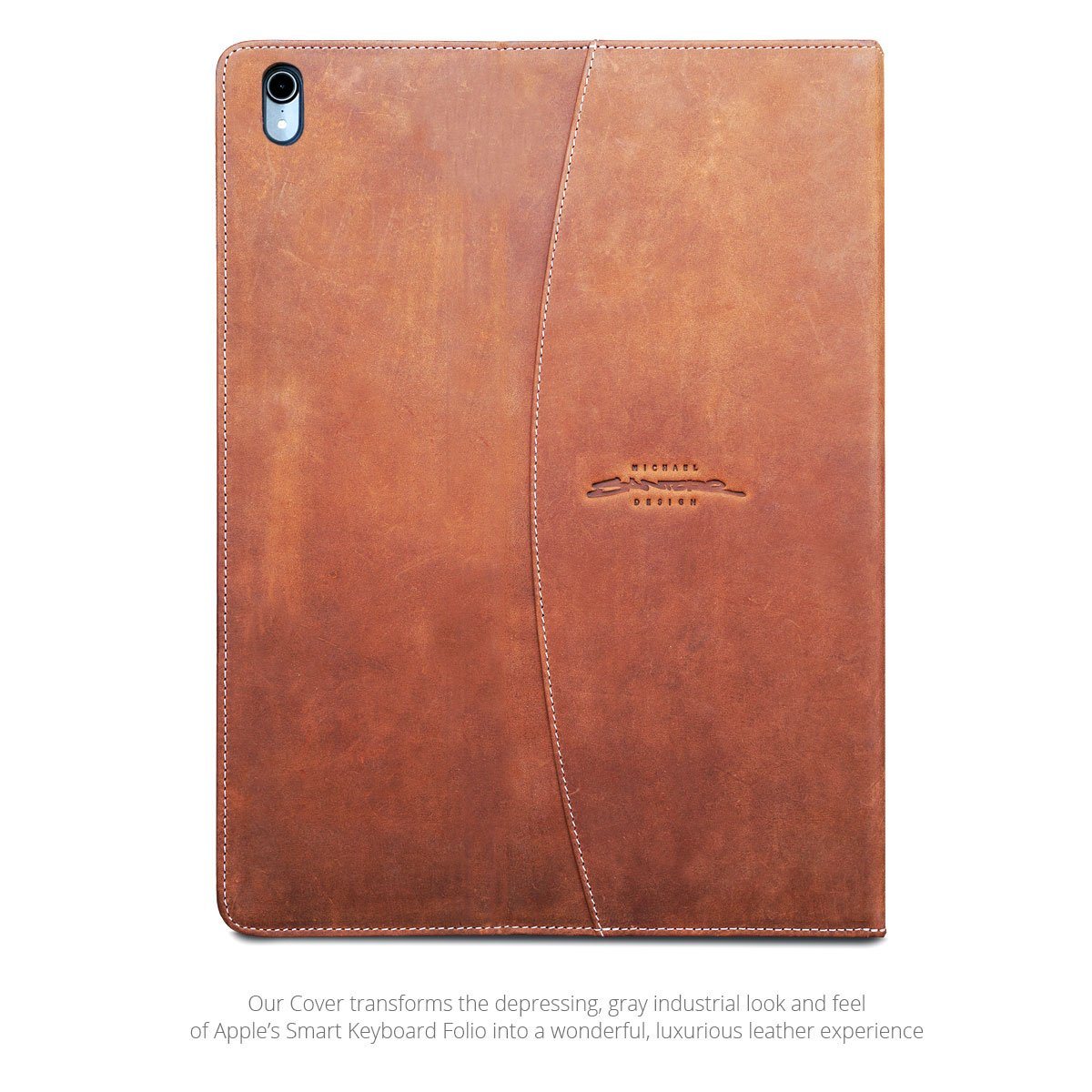 Stunning Leather iPad Pro Keyboard Cover for 12.9 3rd Gen